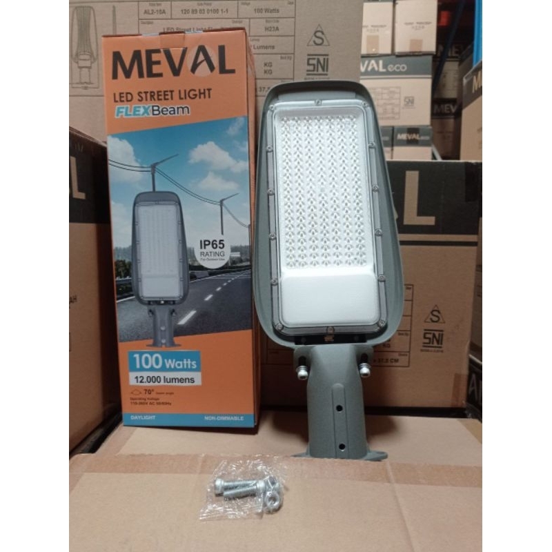 Jual Lampu jalan LED Meval 100W | Shopee Indonesia