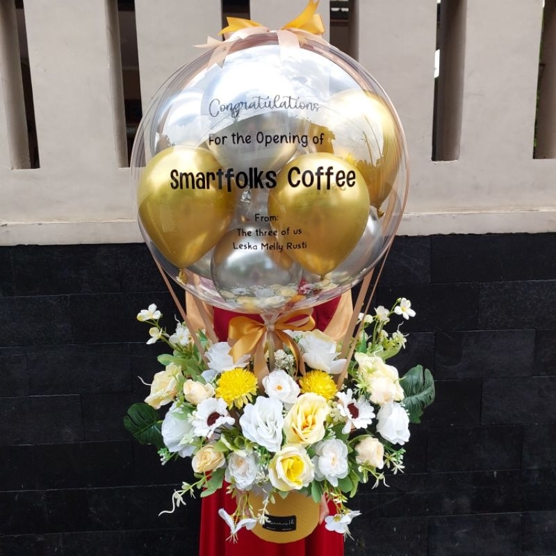 Jual Buket Balon Large Bunga Artificial | Shopee Indonesia