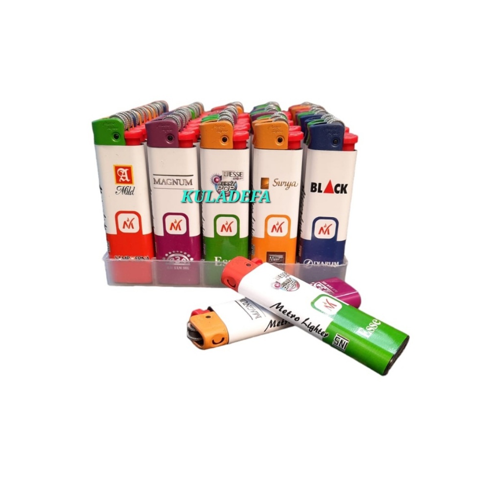 Jual Korek Api Gas J 012 model rokok putih mirip cricket metro lighter ...