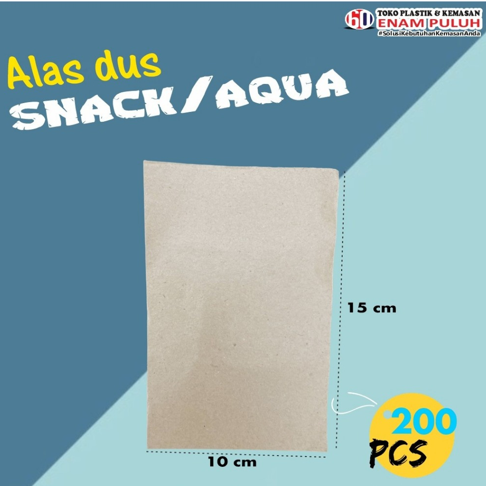 Jual Kertas alas coklat dus dos snack / Alas dus coklat snack / alas ...