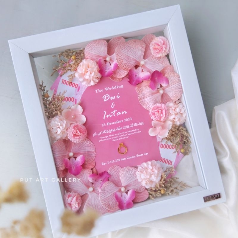 Jual Mahar Pernikahan 30 x 35 x 3,5 cm Pink Mahar Estetik Mahar ...