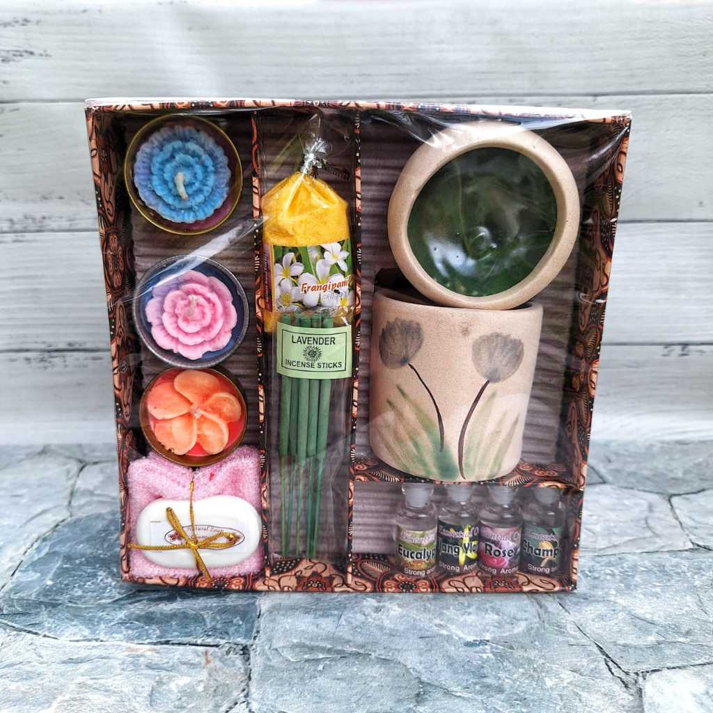 Jual CRAFTDEWATA Paket ONE DAY IN SPA BALI Lilin Aromaterapi Souvenir ...