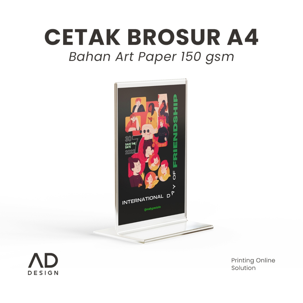 Jual CETAK BROSUR A4 / FLYER A4 / PAMFLET A4 / LEAFLET A4 | Shopee Indonesia