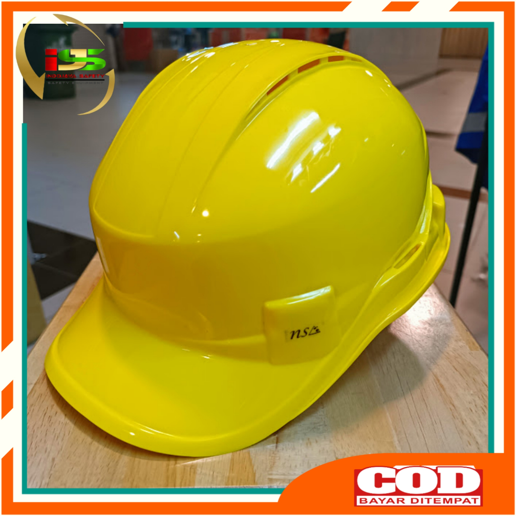 Jual Helm Safety Proyek NSA Ventilasi Kuning Inner Fastrack Safety ...