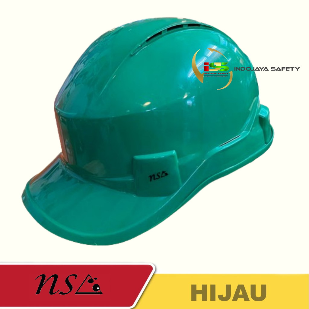 Jual Helm Safety NSA Vented Putih Fastrack Safety Helmet SNI Ventilasi ...