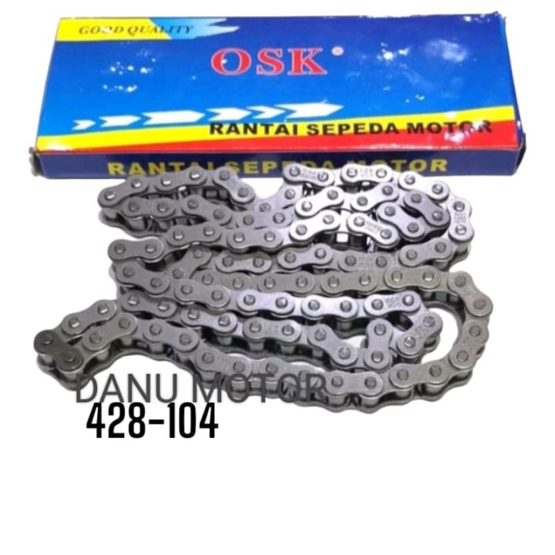 Jual RANTAI RANTE MOTOR 428-104 OSK MODEL STANDAR RANTAI RANTE SUPRA ...