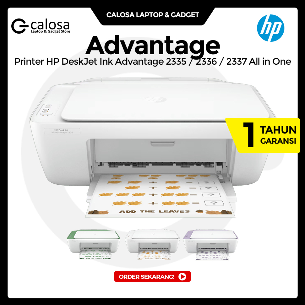 Jual Printer HP Deskjet Ink Advantage 2335 2336 2337 AIO Print Scan Copy - Original Garansi ...