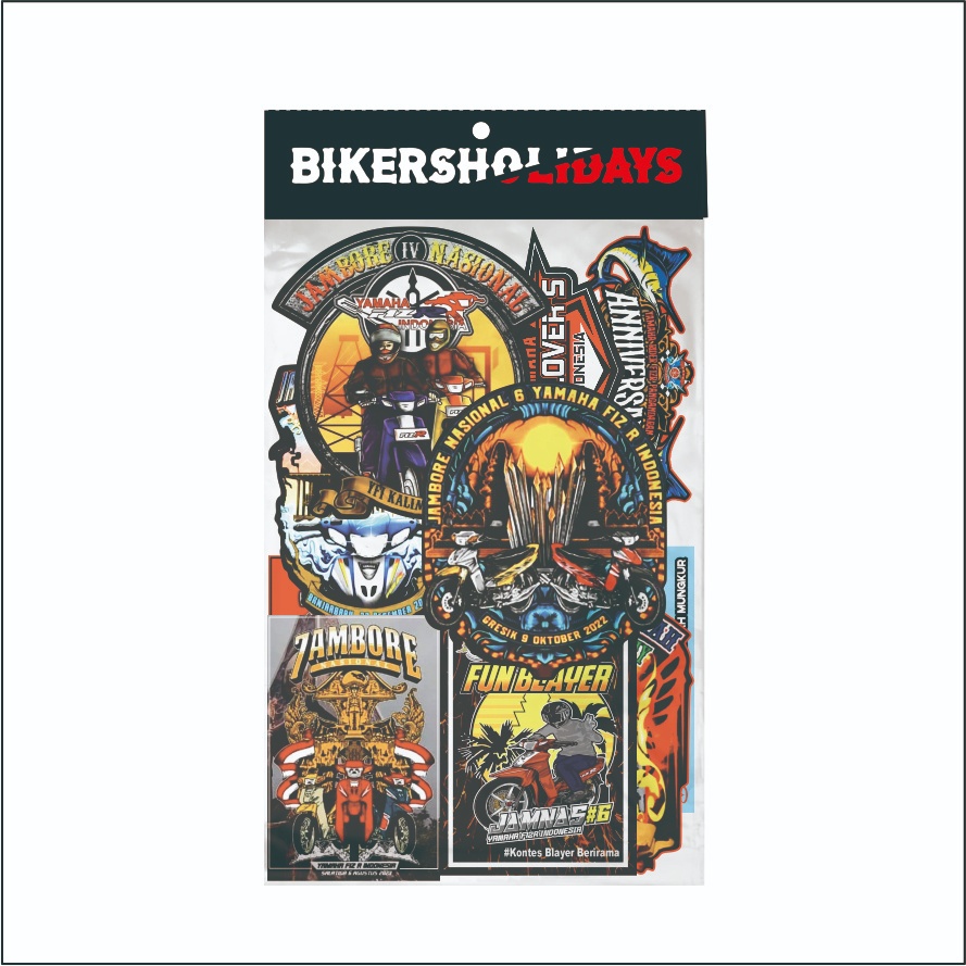 Jual Stiker acara komunitas club YAMAHA Fiz-R/Stiker pack yamaha fiz-r ...