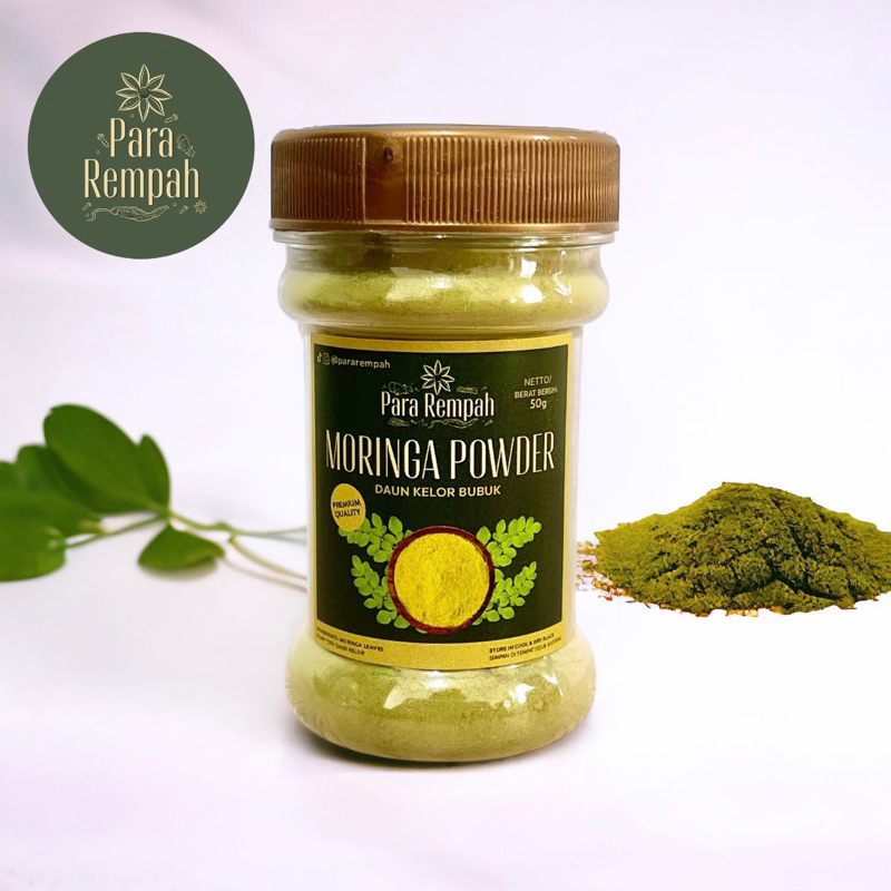 Jual Daun Kelor Bubuk / Moringa Powder - Para Rempah Bumbu Dapur ...