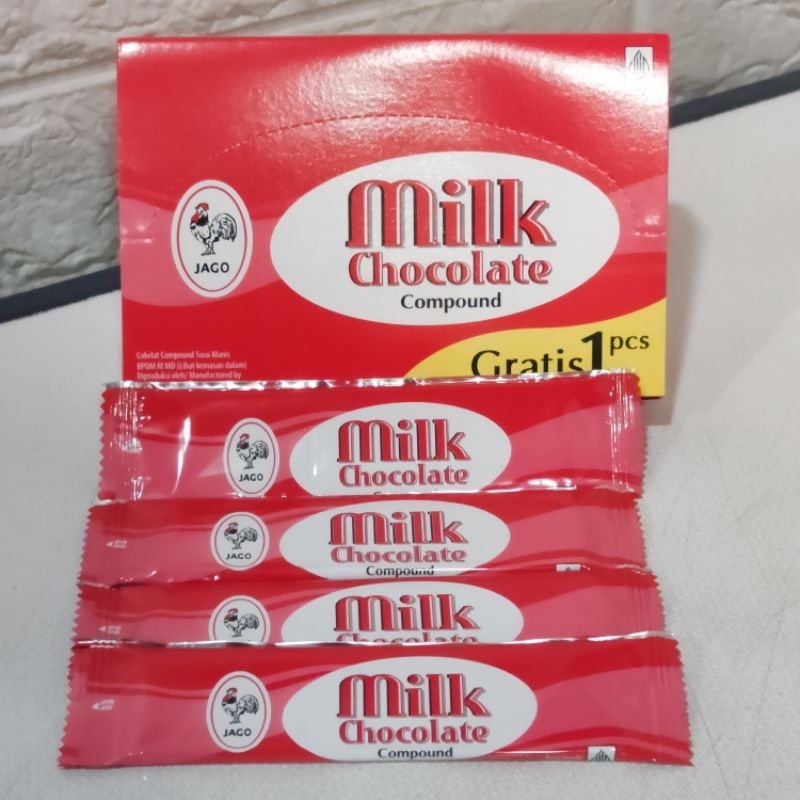 Jual Jago Milk Chocolate Compound Box(isi 12 pcs) | Shopee Indonesia