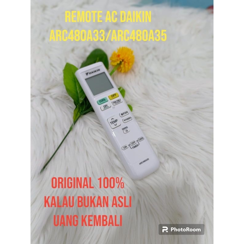 Jual REMOTE AC DAIKIN ORIGINAL ARC480A35/ARC480A33 | Shopee Indonesia