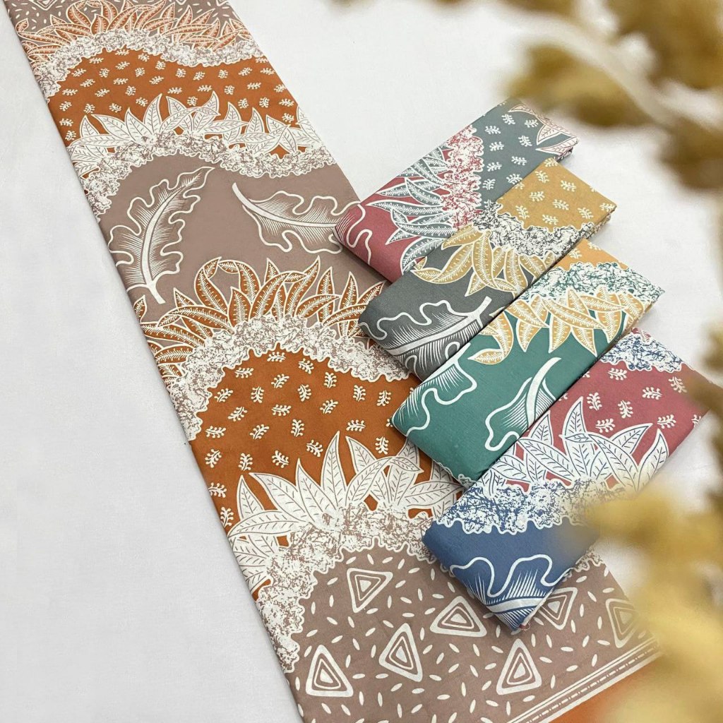 Jual Kain Batik Modern Motif Elegan Kekinian Dasar Batik Meteran Ukuran ...