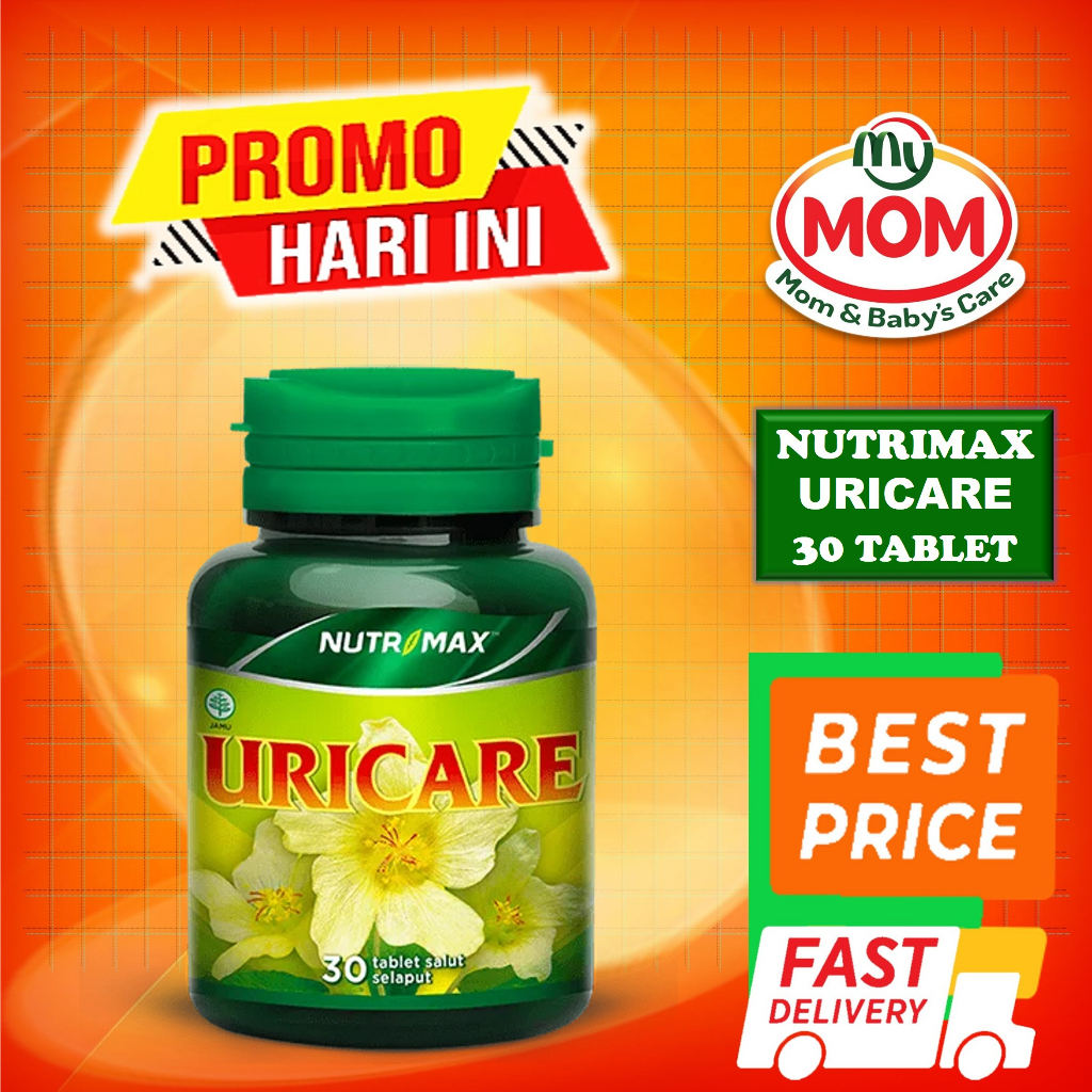Jual NUTRIMAX Uricare Isi 30 Tablet - Vitamin Asam Urat Tinggi - MYMOM ...
