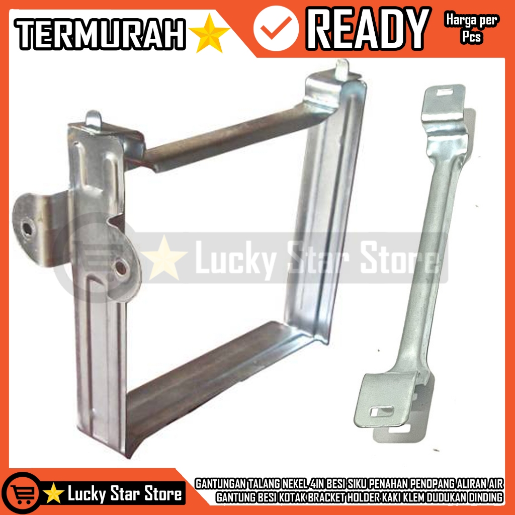 Jual Gantungan Talang Nekel 4in Besi Siku Penahan Penopang Aliran Air ...
