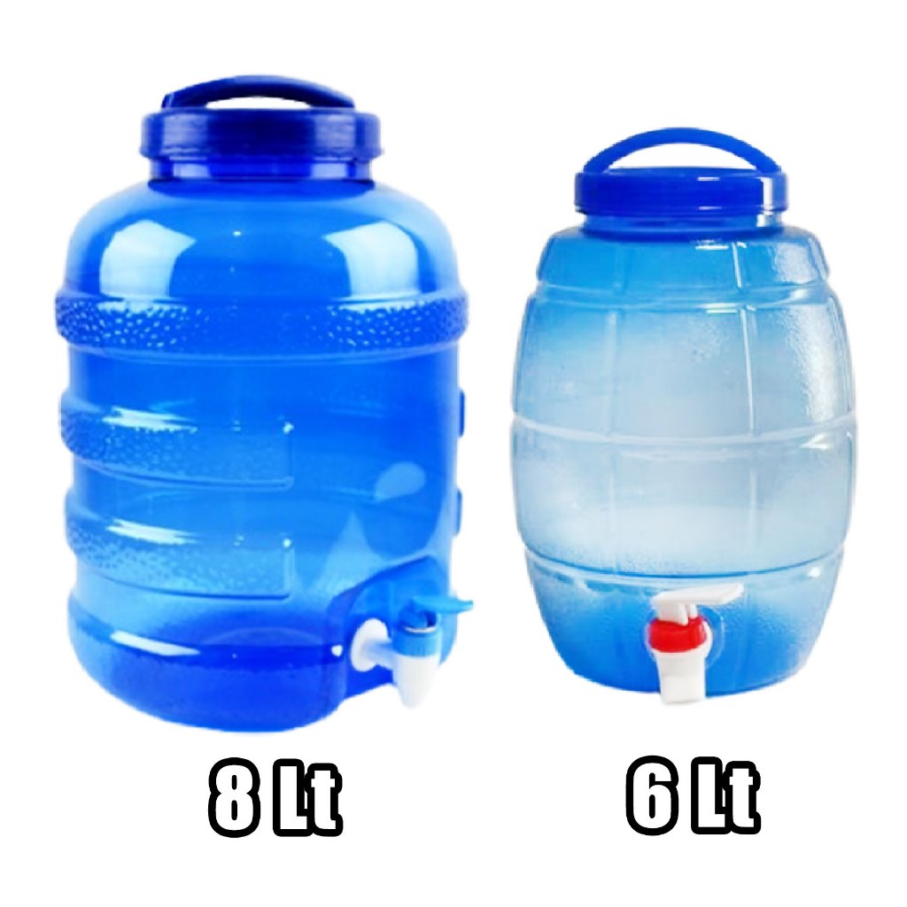Jual Galon Keran 6 Liter & 8 Liter / Galon Kran Kosong / Galon Guci ...