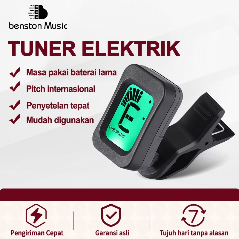 Jual Benston Music - Tuner gitar, tuner alat musik profesional, tuner ...