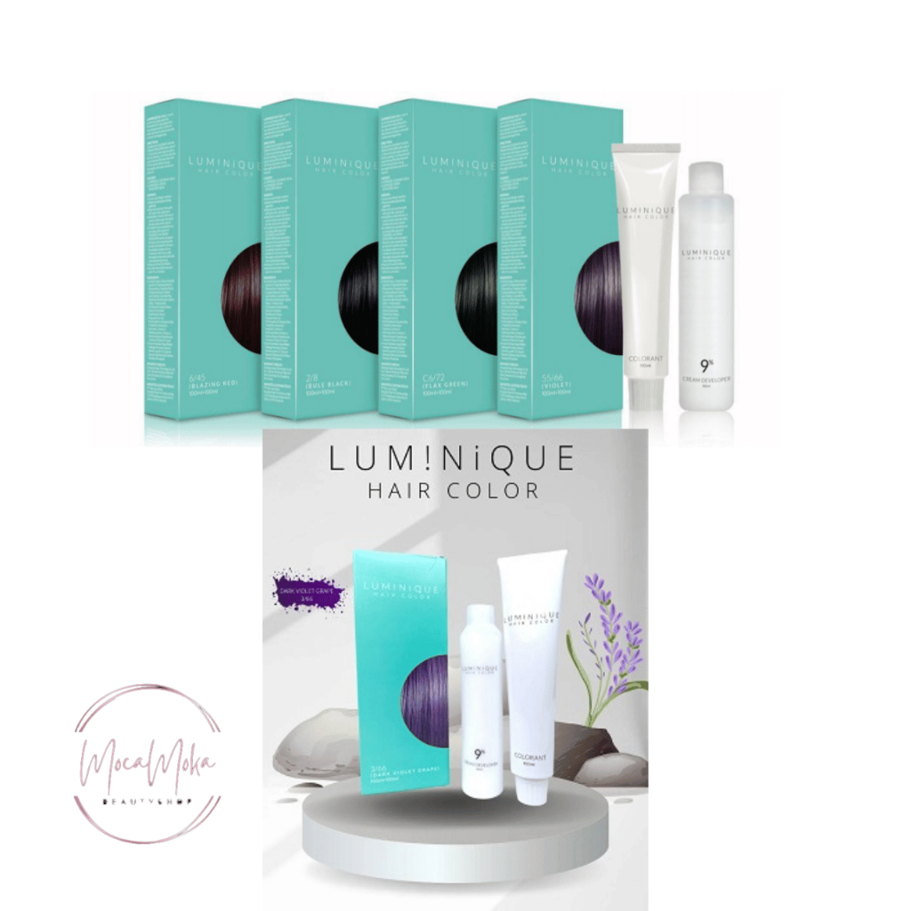 Jual Luminique Hair Color 3/66 Dark Violet Grape | Shopee Indonesia