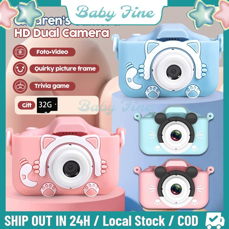 Jual With 32GB Memory Kamera Anak Mini 32GB Digital Mini Kids Kamera ...