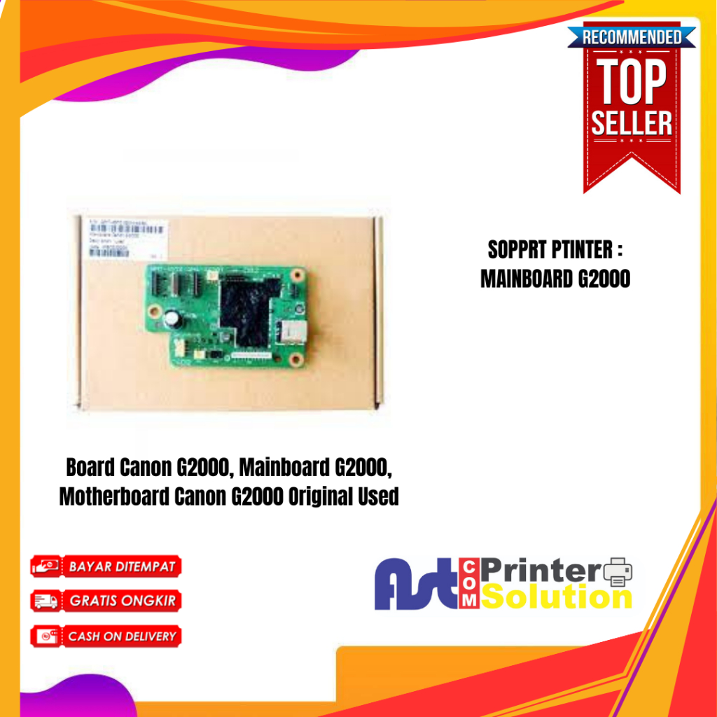 Jual Board Canon G2000, Mainboard G2000, Motherboard Canon G2000 ...