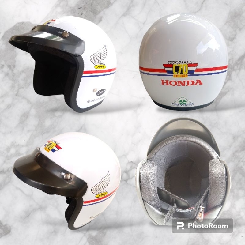 Jual Helm Honda C70 Helm Custom Honda | Shopee Indonesia