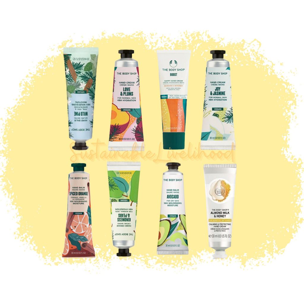 Jual [ORIGINAL] TBS The Body Shop Hand Cream, Balm, 30ml, Wild Pine ...