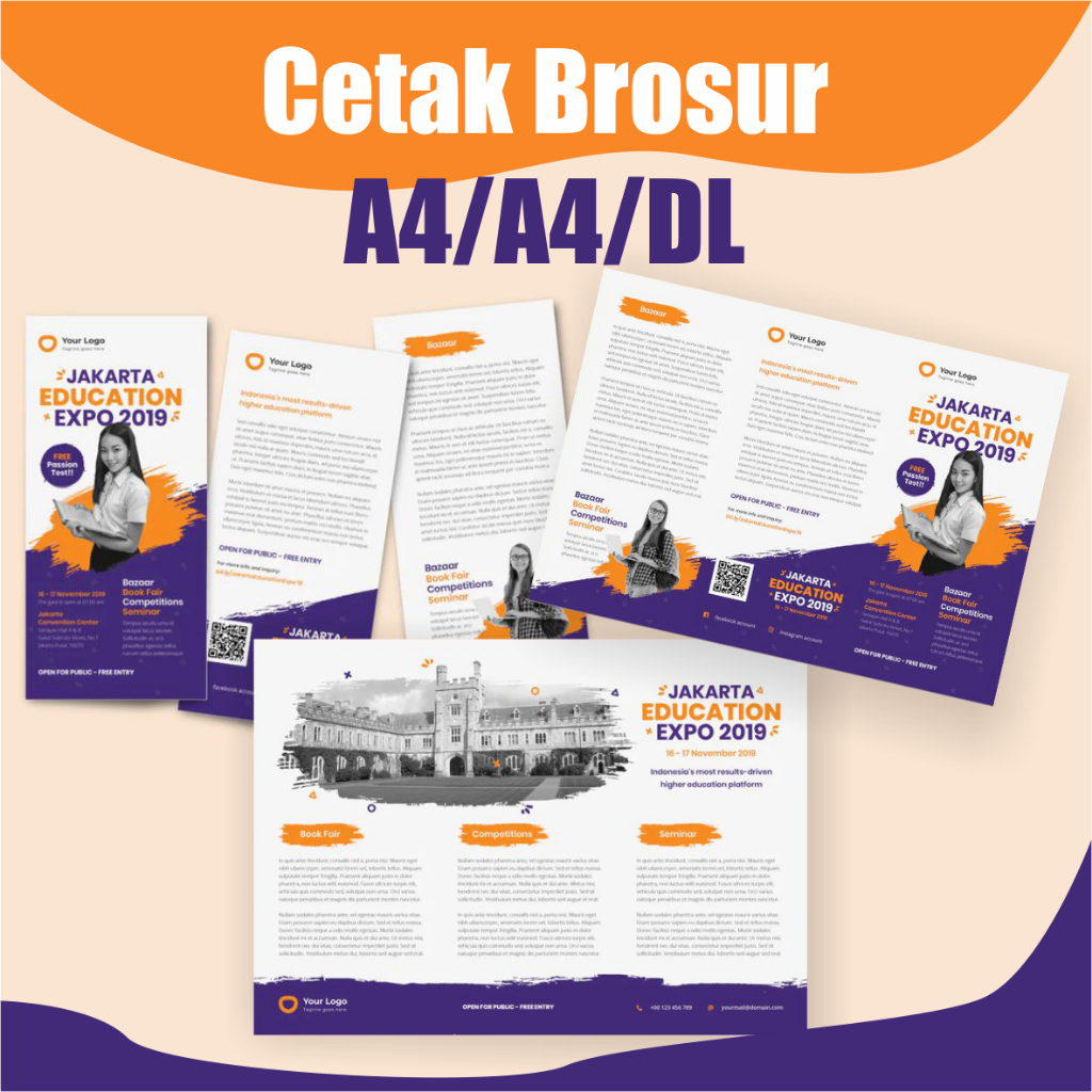 Jual (A5) Cetak Brosur/Pamflet/Flyer/Leaflet Murah Fullcolor Premium ...