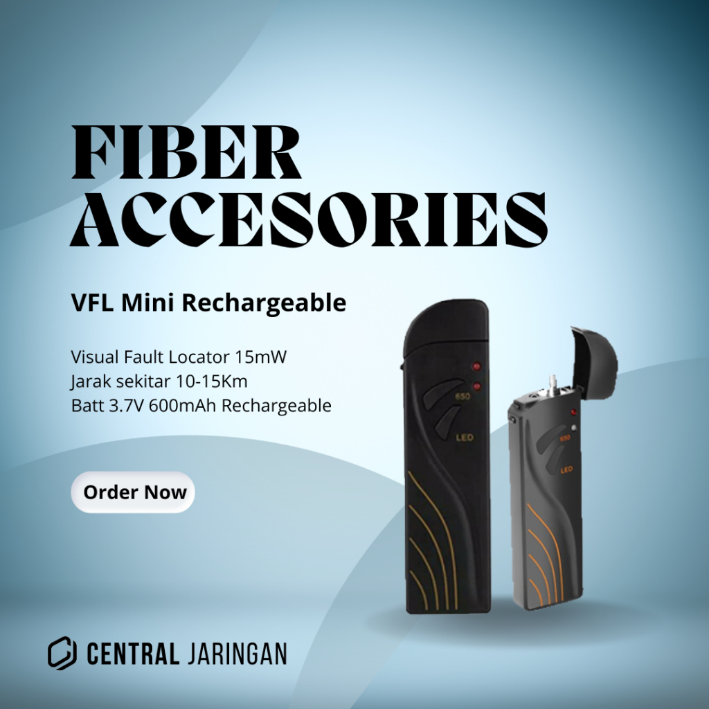 Jual Mini Rechargeable VFL Senter Laser Fiber Optic 15mw 15KM | Shopee ...