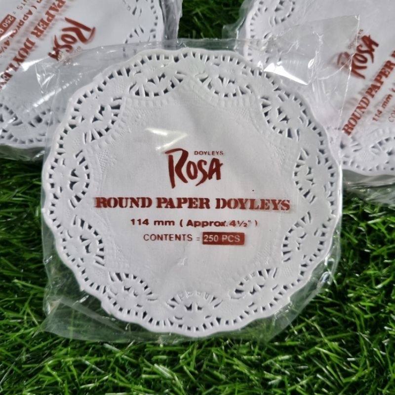 Jual Paper doyleys 4,5" alas kue toples 250gram (1pak Isi 250 lembar ...