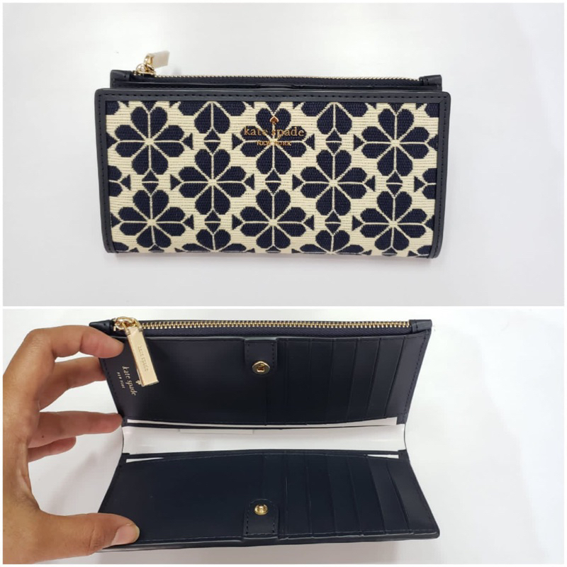 Jual Dompet KS - Kate spade flower bifold large wallet | Shopee Indonesia