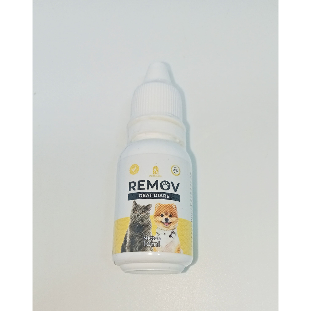 Jual REMOV Obat Diare Mencret Hewan Kucing Anjing 10mL | Shopee Indonesia