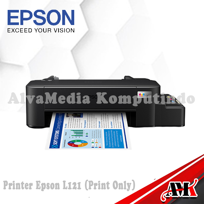 Jual Printer Epson L121 Print Only Tinta 664 / Epson Ecotank A4 Bergaransi Resmi | Shopee Indonesia