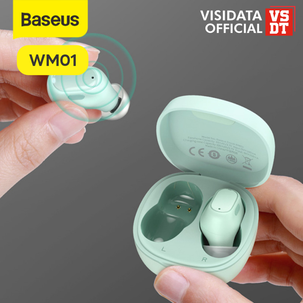 Jual BASEUS TWS WM01 Bluetooth earphone mini earbuds - Garansi Resmi ...