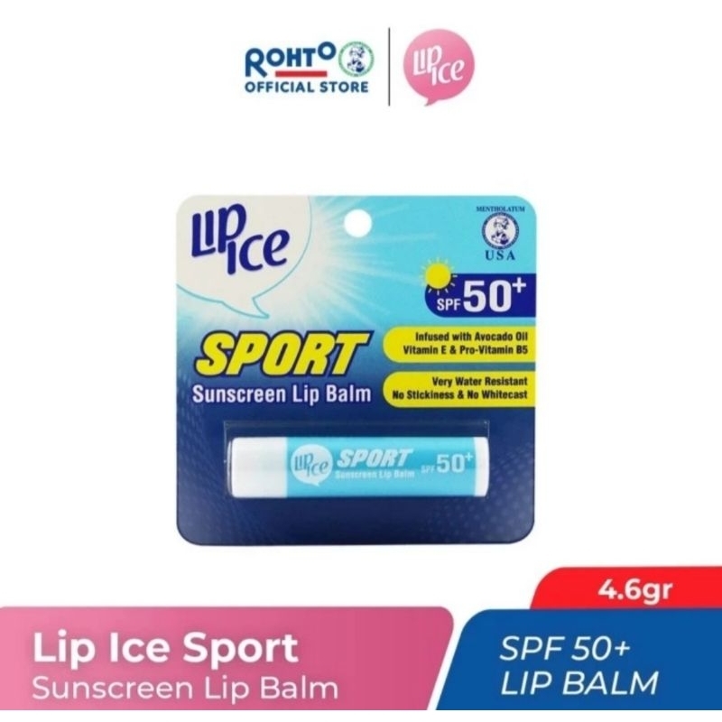 Jual lip ice sport sunscreen lip balm 4,6g / lip balm / pelembab bibir ...