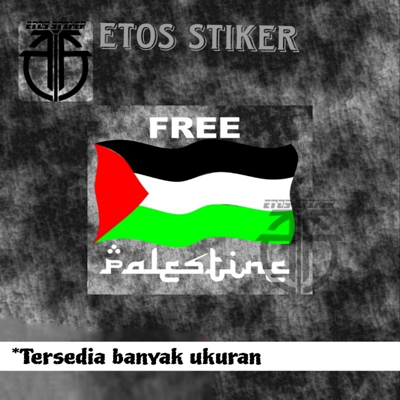 Jual Stiker Palestina Cutting Sticker Bendera Palestine Tulisan Arab ...