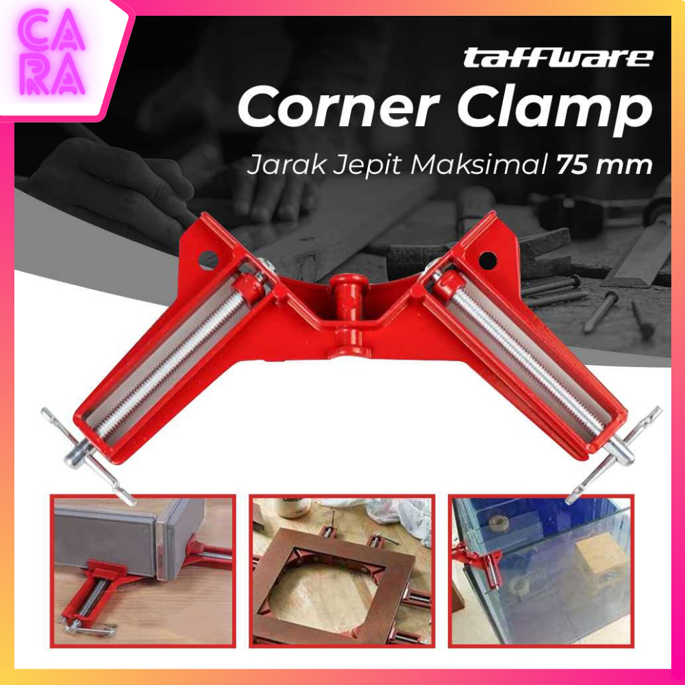 Jual Klem Siku Besi Corner Clamp Penjepit Sudut Frame Kayu Angle 90 ...