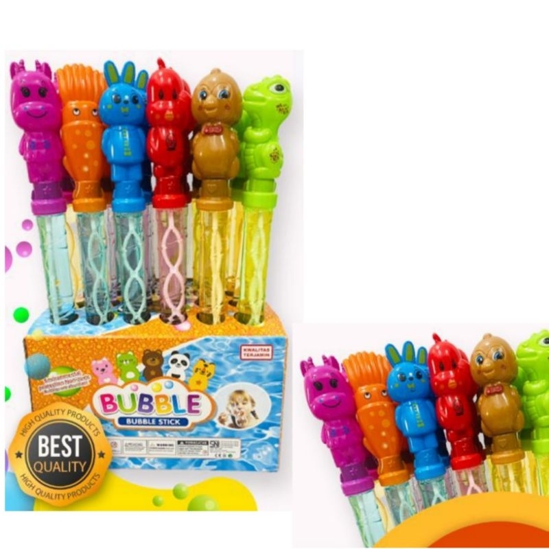 Jual Mainan Bubble Gelembung Balon Busa Sabun Stick Botol | Shopee ...
