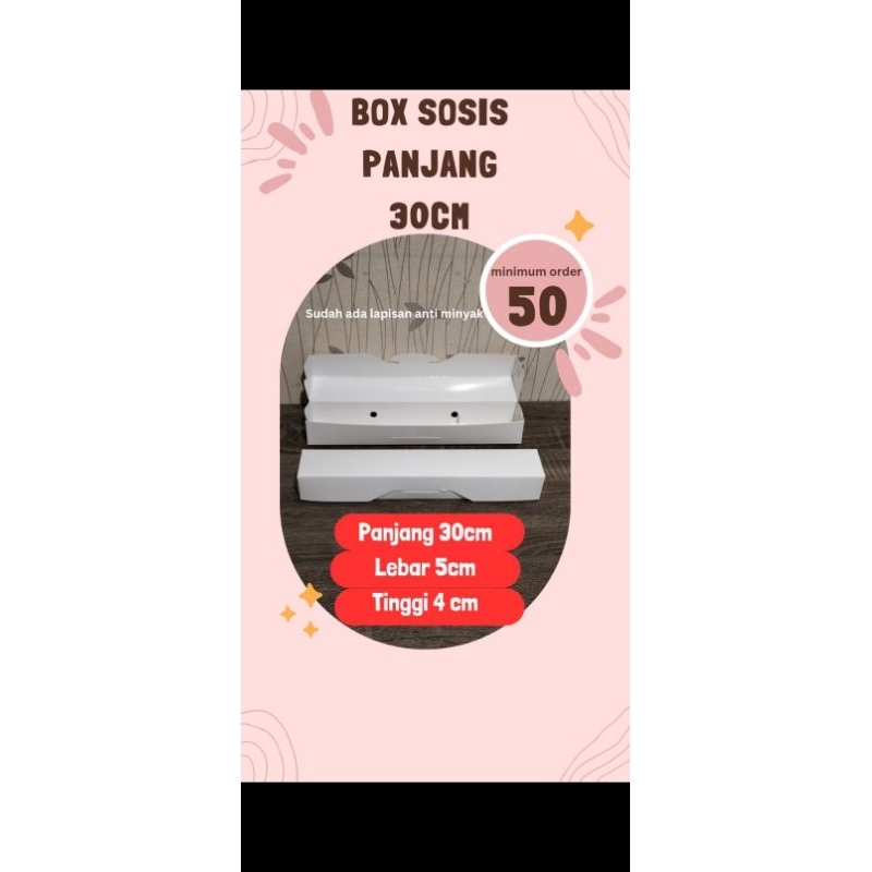 Jual Box Sosis Panjang 30cm | Shopee Indonesia