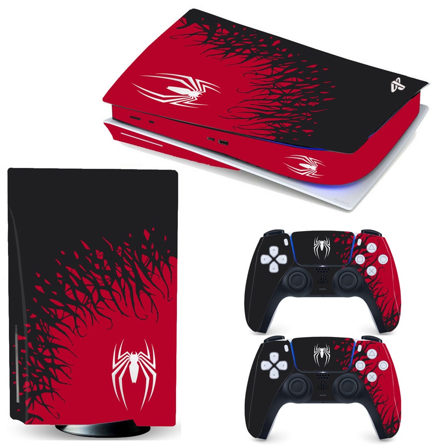Jual Sticker Skin PS5 FAT SLIM PRO Spiderman Limited Edition Full Set ...