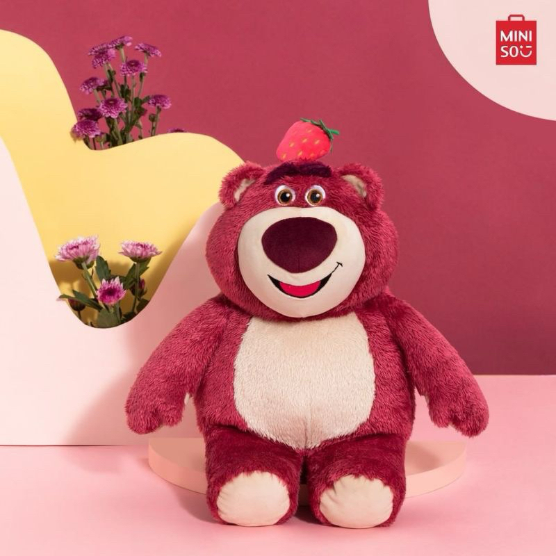 Jual Lotso Pillow MINISO x Toy Story Boneka lotso 33*34cm / boneka ... Jual Lotso Pillow MINISO x Toy Story Boneka lotso 33*34cm / boneka ...