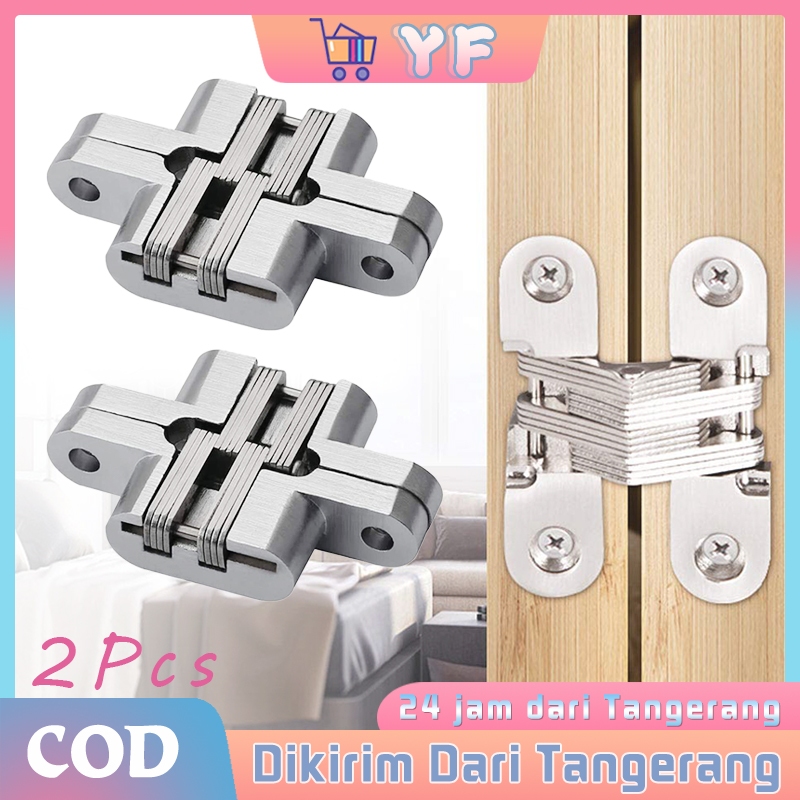 Jual 2Pcs Engsel Deer Engsel Pintu Lipat Concealed Hinge Pintu Lemari ...