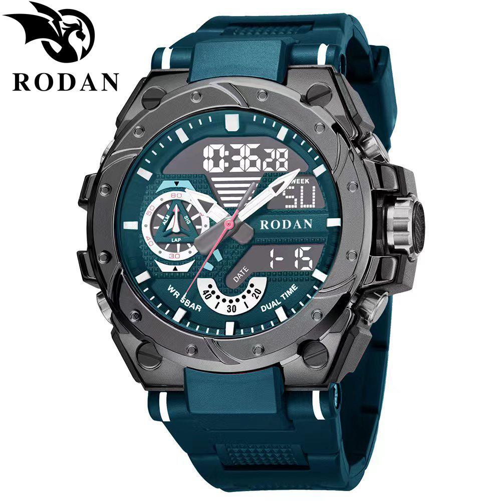 Jual RODAN Sport 8060 Original Arloji Jam Tangan Pria Dual Time Rubber ...