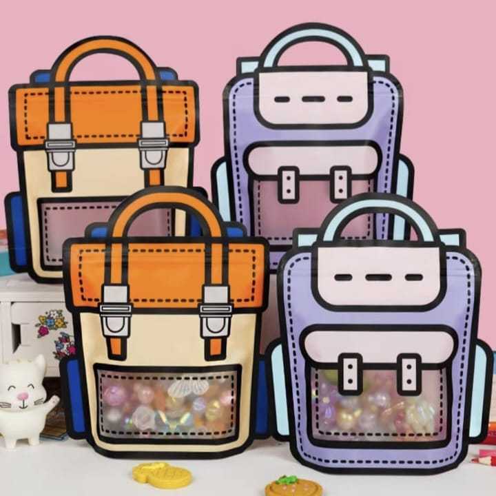 Jual [BS] Plastik Snack Hadiah Ziplock Birthday Packaging Goodie Bag ...