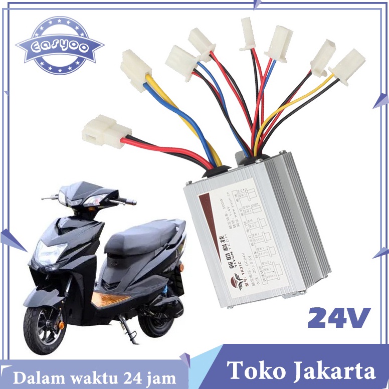 Jual Stock Banyak 25w 24v Controller Sepeda Listrik Brushed Kontroler ...