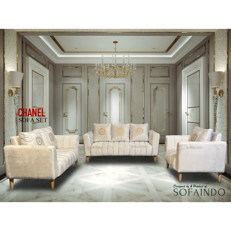 Jual Sofa Set Minimalis - CHANEL (Sofa Set Minimalist Retro Modern ...