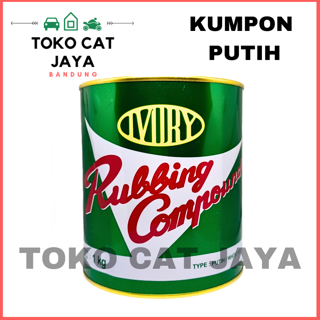 Jual KUMPON PUTIH / Kompon / RUBBING COMPOUND IVORY Poles 1kg | Shopee ...