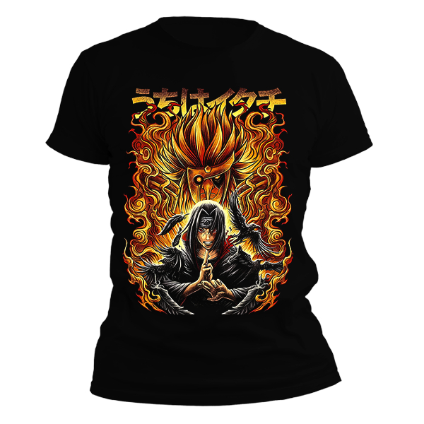 Jual Kaos Uchiha Itachi Jutsu Elemen Api | Shopee Indonesia