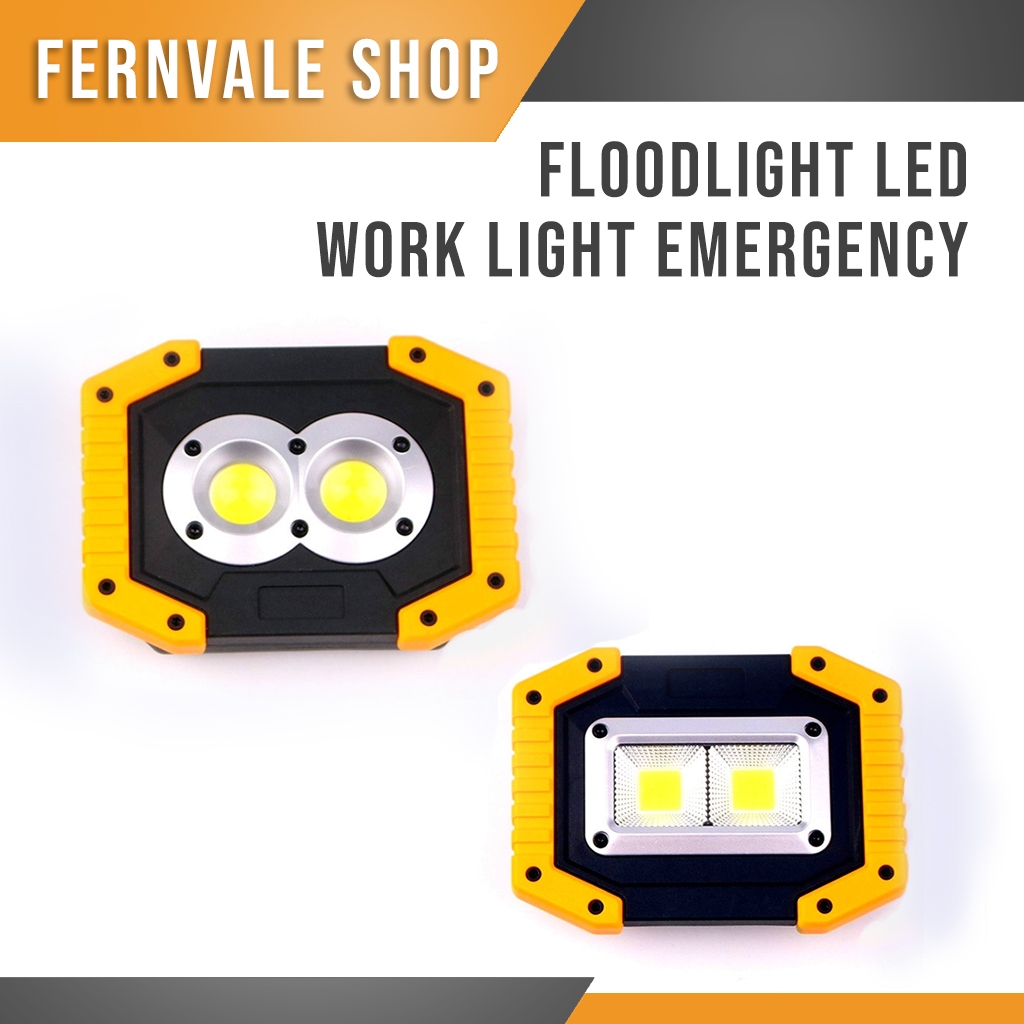 Jual Lampu LED Portable Emergency Work Light COB Rechargeable Lampu ...