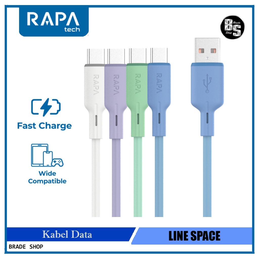Jual Kabel Data RAPA TECH Line Space Micro Android Type C Lightning ...