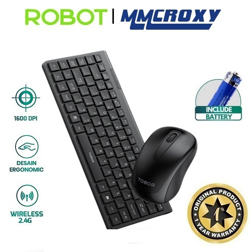 Jual Robot KM3500 Keyboard Mouse Wireless Combo Set Ultra Thin Light ...