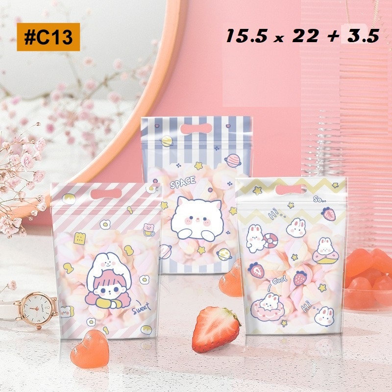 Jual aiGooTan - PLASTIK POUCH CUTE - Kantong Kemasan Plastic Motif Lucu ...